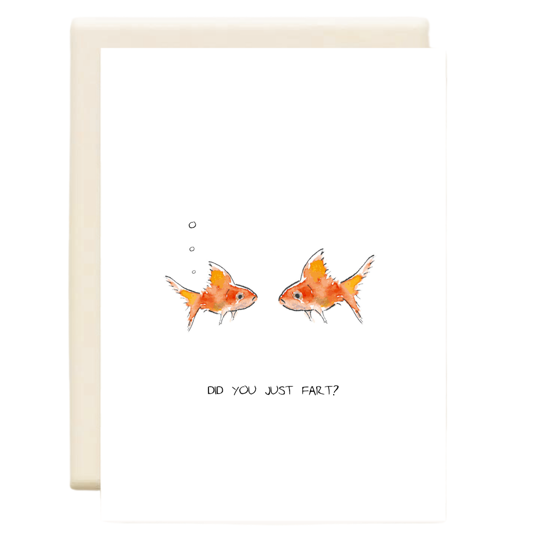 Fish Fart | Everyday Greeting Card – Post & Brood
